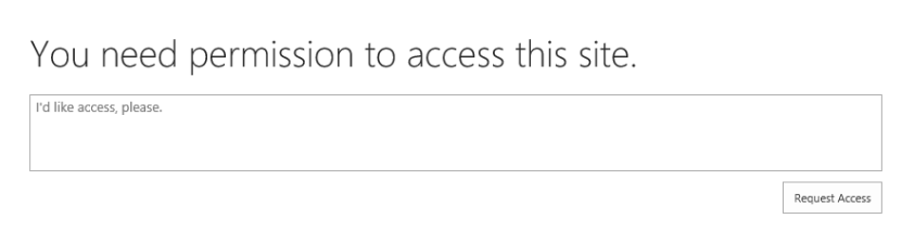 Managing Access Requests