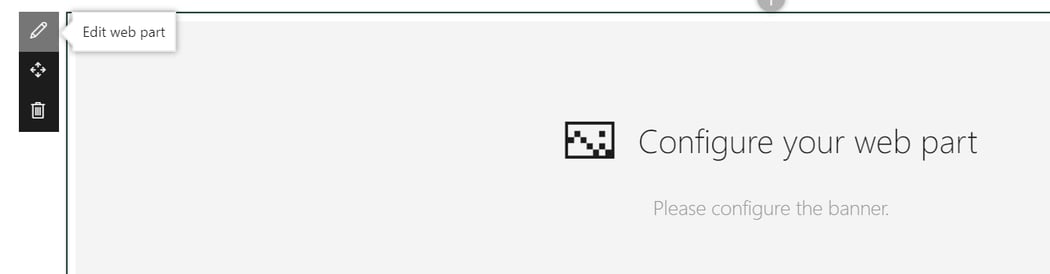 How to Configure the Banner Web Part