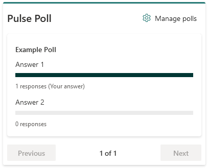 How to Configure the Pulse Poll Web Part