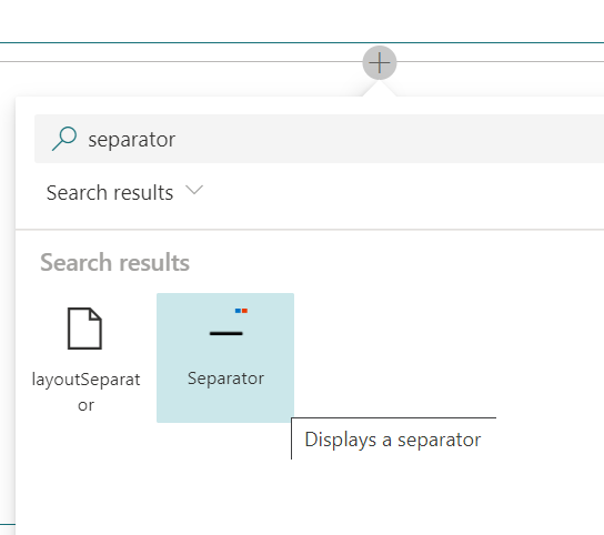 How to Configure the Separator Web Part