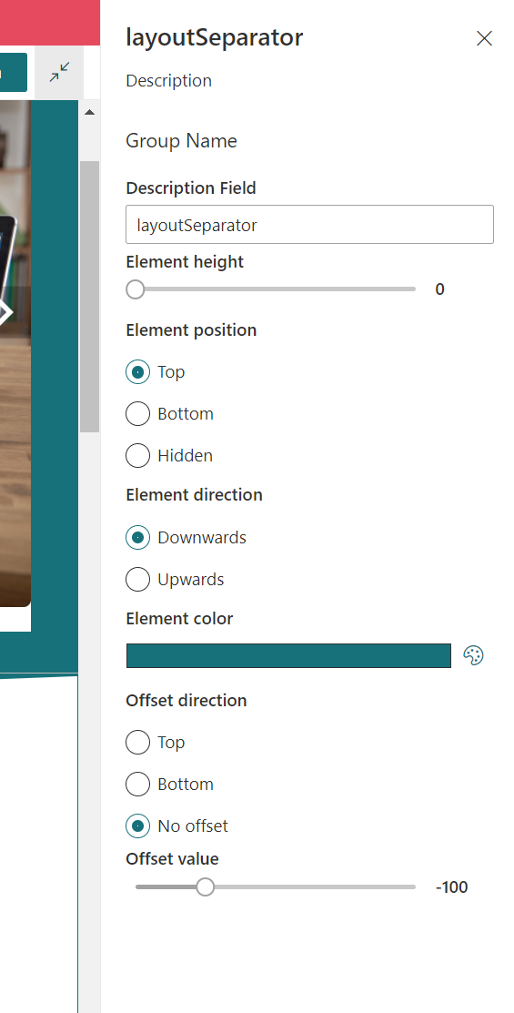 How to Configure the Layout Separator Web Part