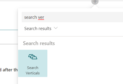 How to Configure the Search Verticals Web Part